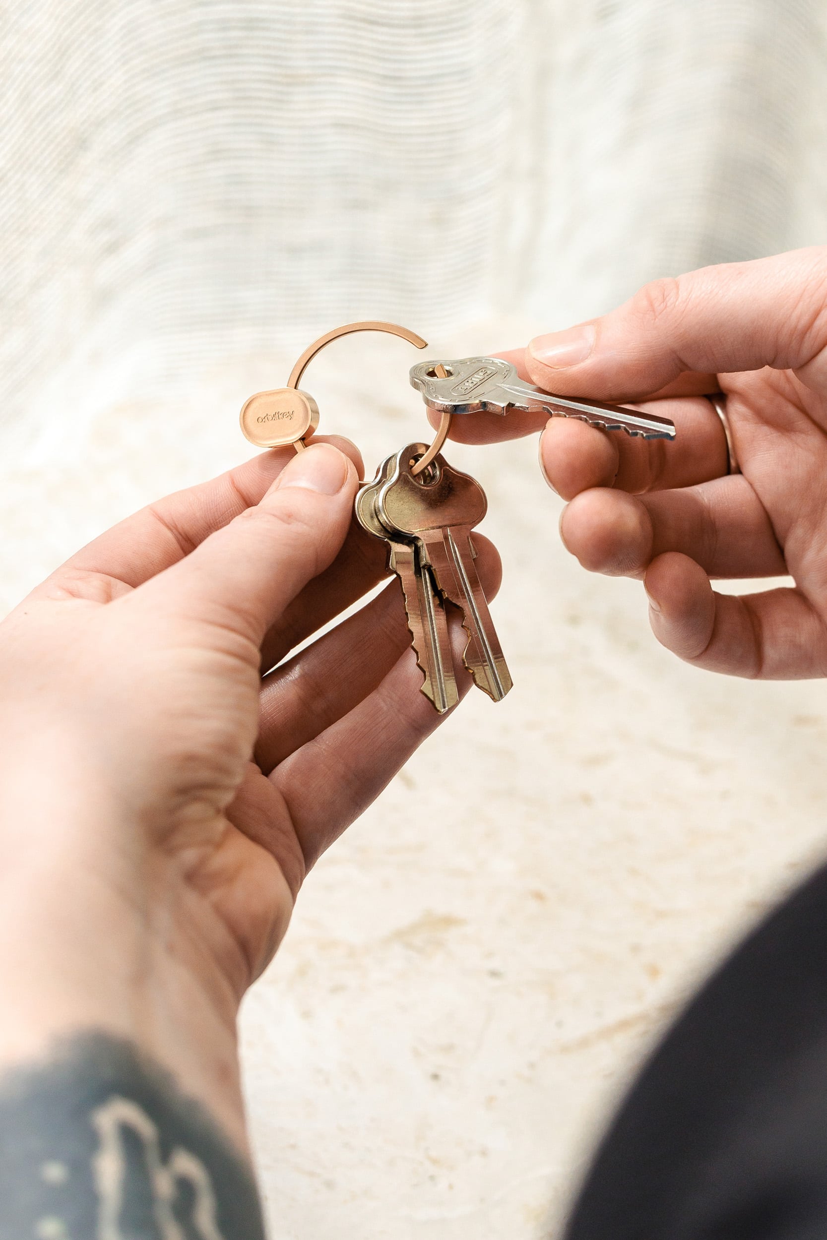 ORBITKEY žiedas raktams RING v2 - Italian Bags